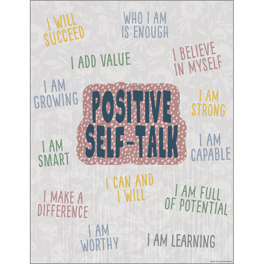 Classroom Cottage Positive Self-Talk Chart – McGregor's Teacher Supplies