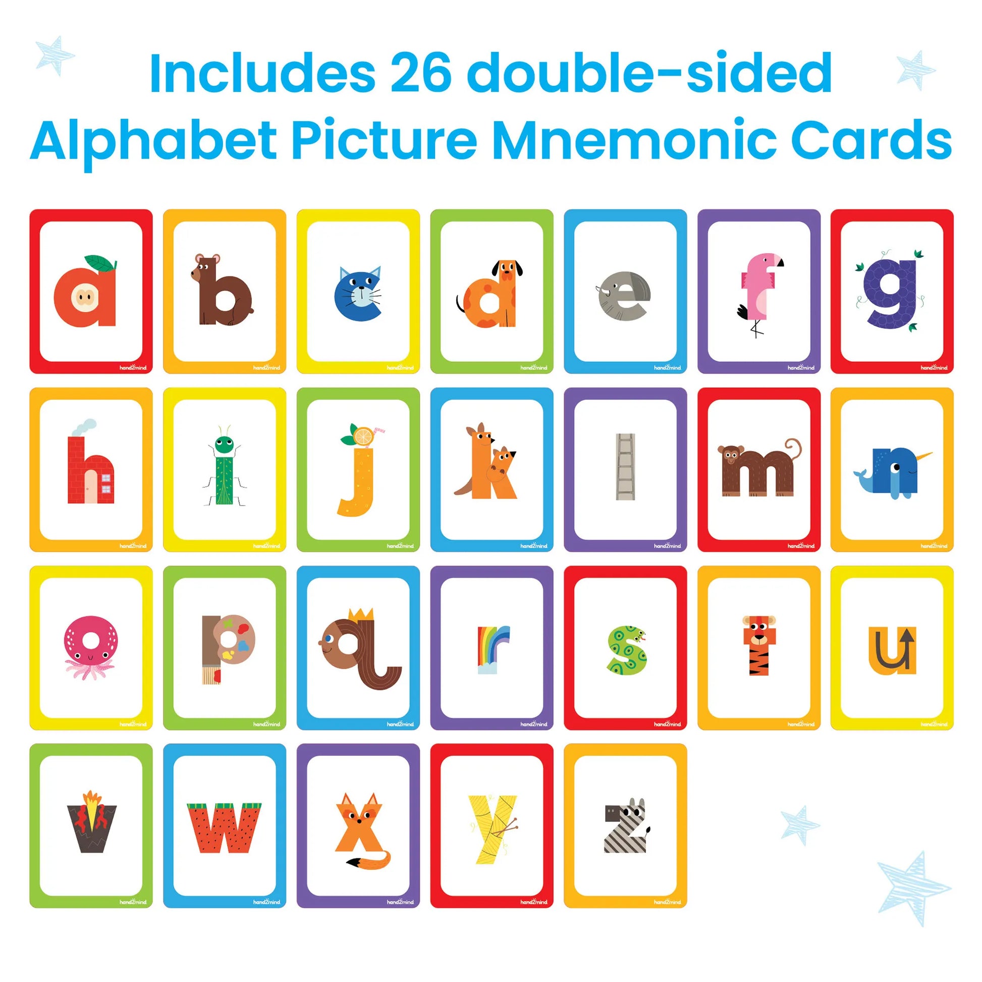 Alphabet Picture Mnemonic Cards – McGregor's Teacher Supplies
