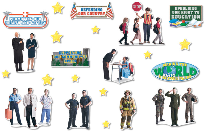 Those Who Serve Bulletin Board Set – McGregor's Teacher Supplies