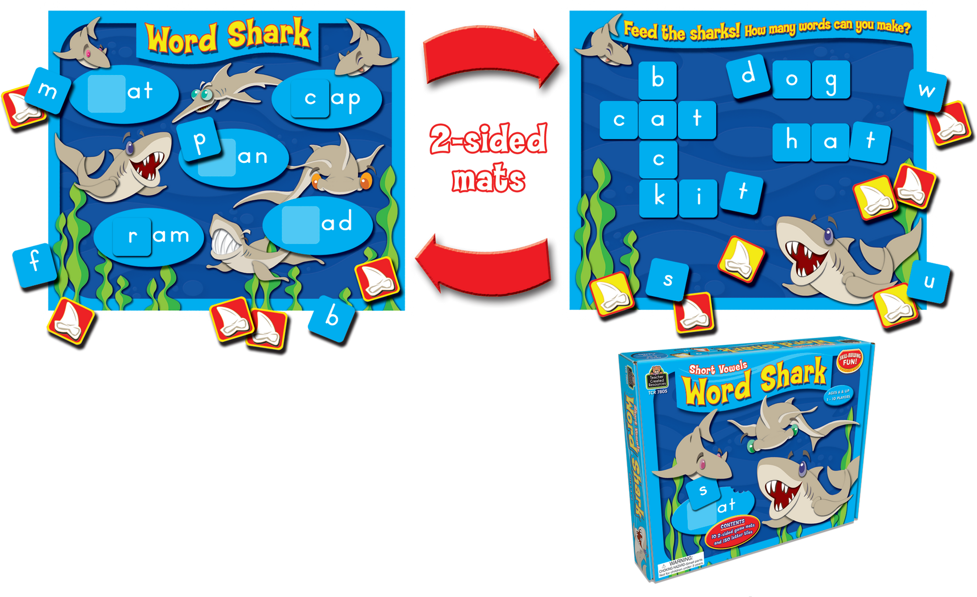Word Shark: Short Vowels Game – McGregor's Teacher Supplies